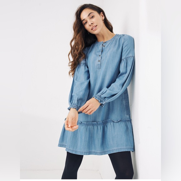 Fat Face | Dresses | Fat Face South Coast Tencel Dress 4 Swing Dress ...